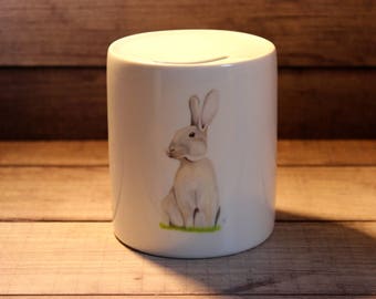 Rabbit Money Box - Etsy