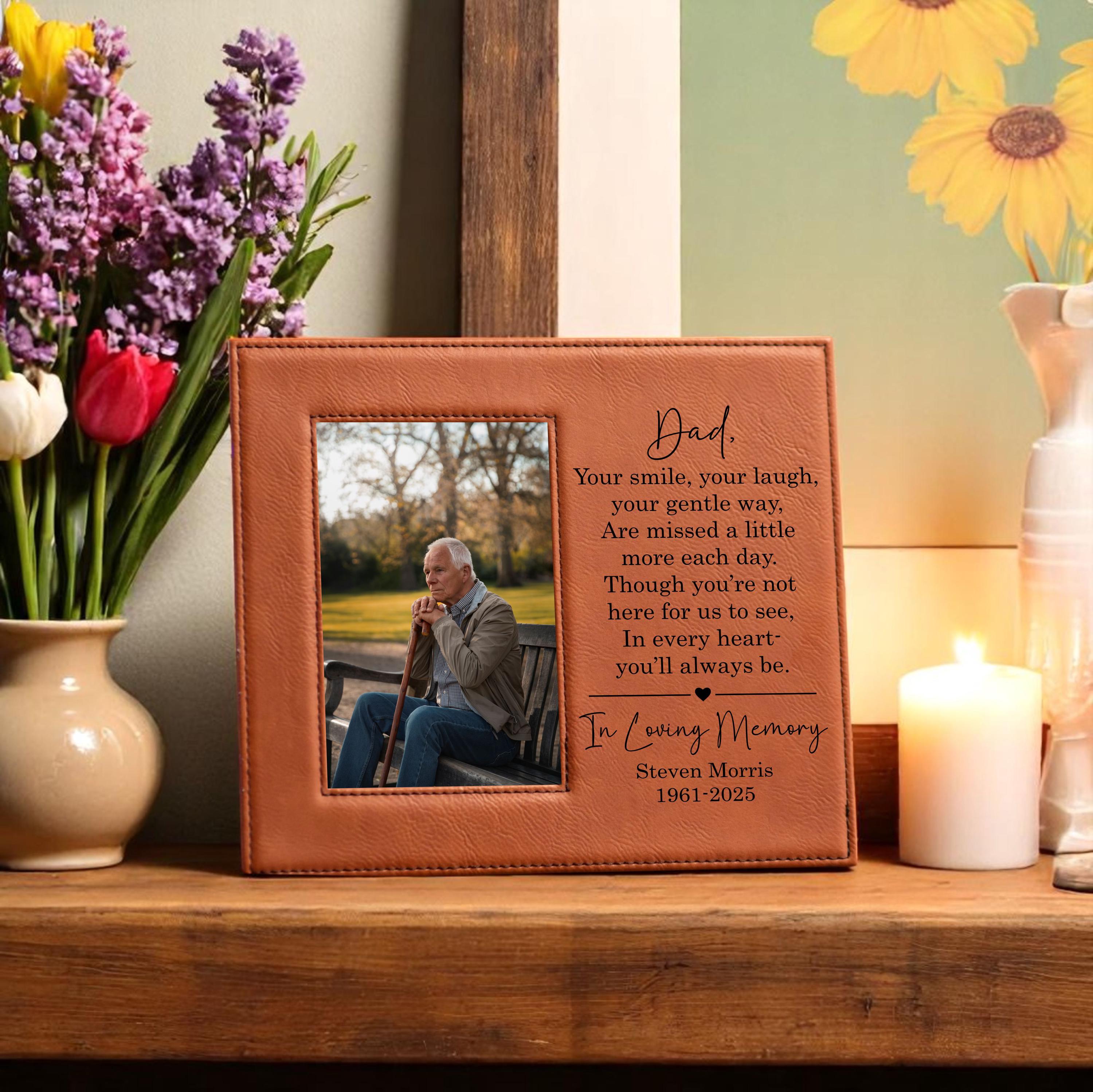 Memorial Picture Frame for Loss of Loved One – Personalized in Loving ...