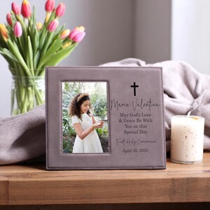 Personalized First Communion Picture Frame – Custom Gift for Boy or ...