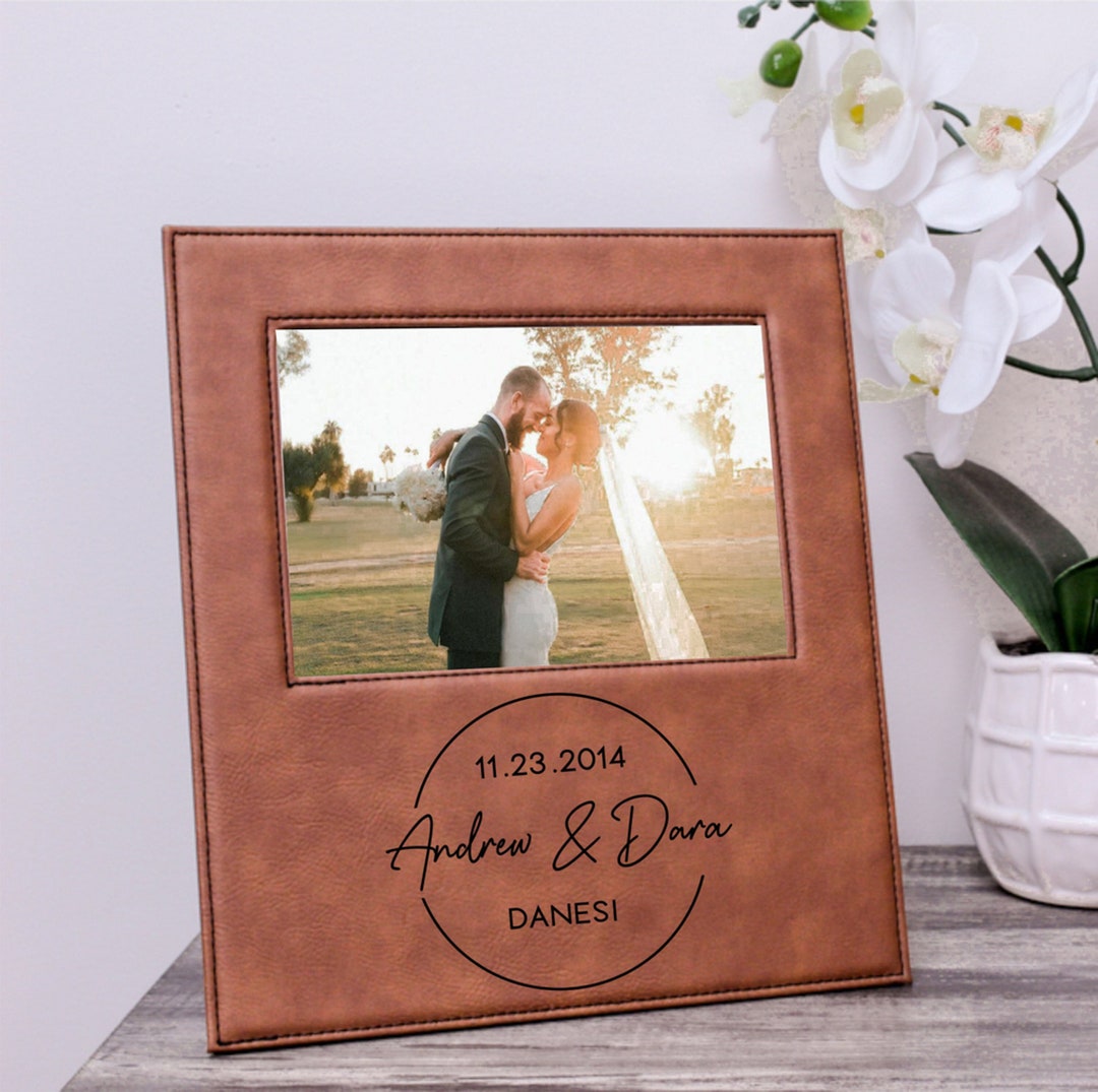 Personalized Wedding Frame Custom Engraved Photo Frame Gift - Etsy