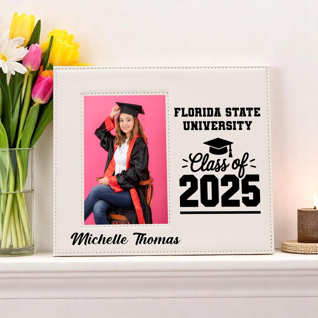 Personalized Graduation Frame – Custom Class of 2025 Picture Frame for ...