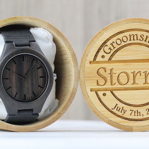 Personalized Watch Case Groomsmen Gifts Engraved Watch Box - Etsy