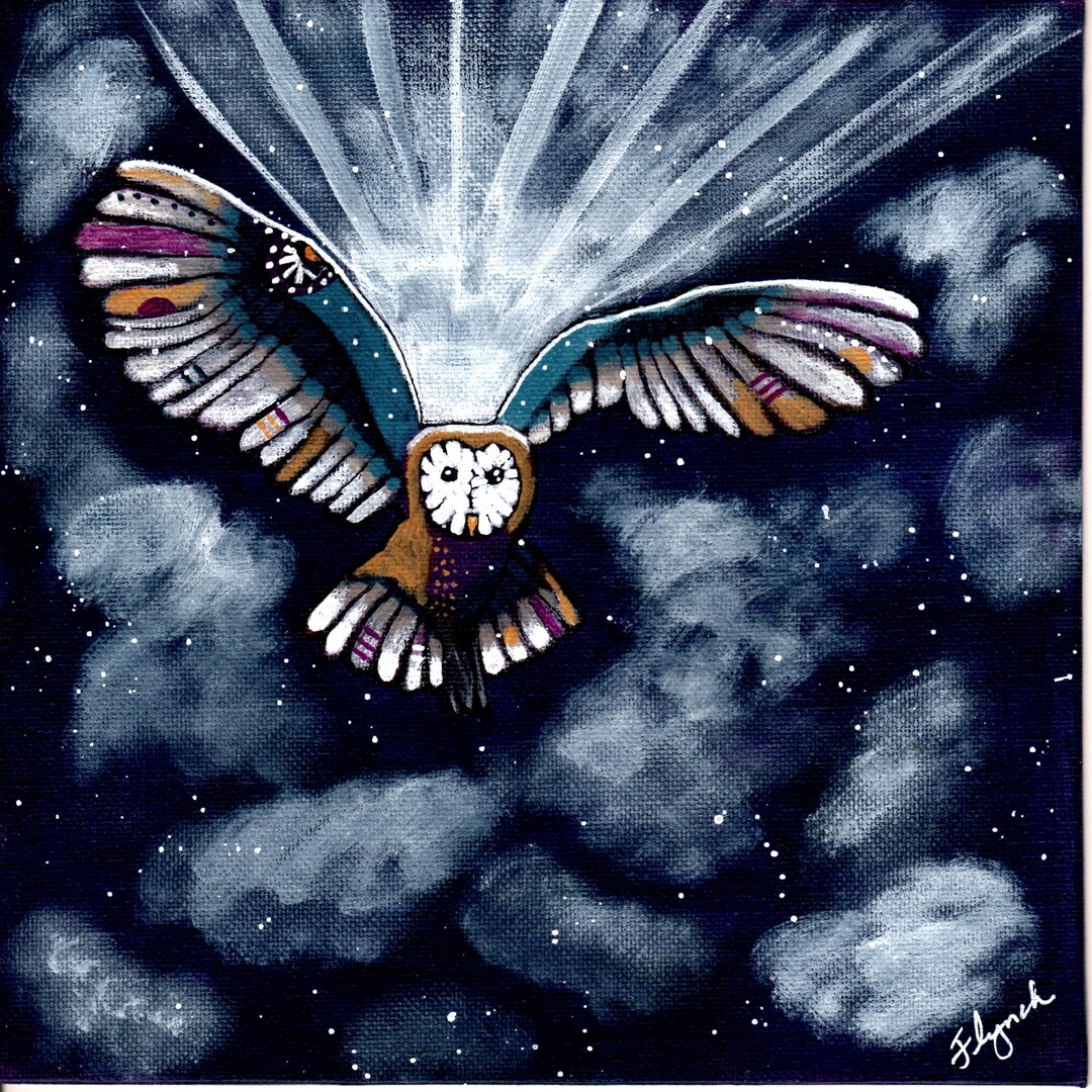 Night Owl, Owls, Nature, Nighttime, Whimsy - Etsy