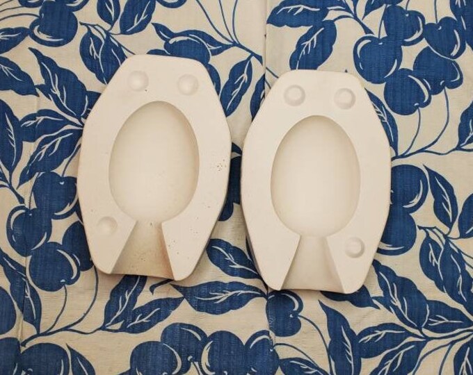 Vintage Ceramic Slip Mold 1972 Duncan Ceramics No. 487 Large Smooth ...