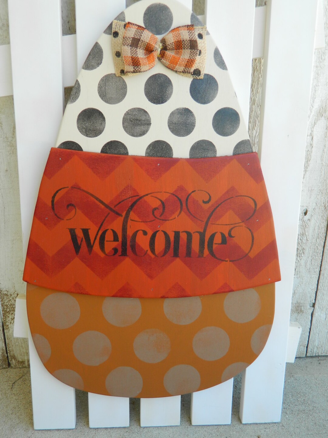Candy Corn, Door or Fence Decor - Etsy