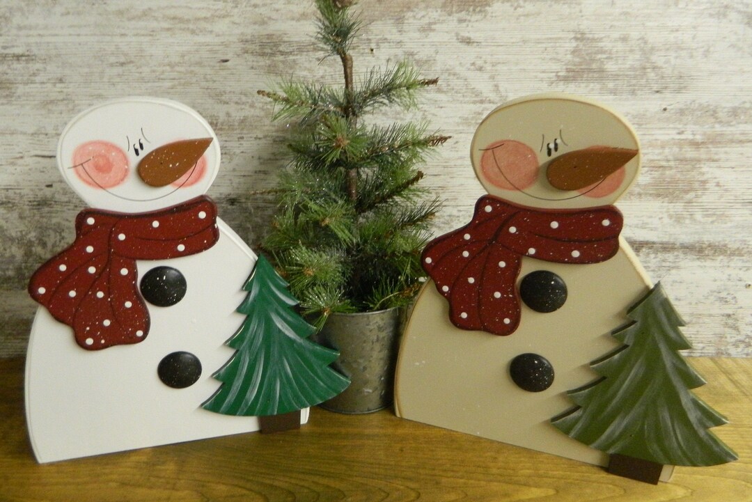 Snowman /winter Home Decor/christmas Decor/winter Decor/snowmen Decor ...