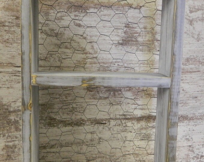 Farmhouse Shelf/chicken Wire Shelf/rustic Shelf - Etsy