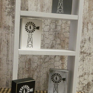 Windmill Block/farmhouse Decorations/shelf Sitter/sign/windmill Sign - Etsy