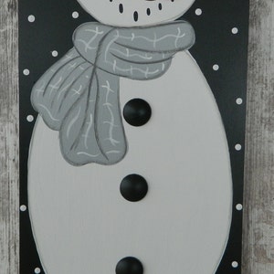 Snowman Wall Hanging/winter Wishes/winter Snowman - Etsy