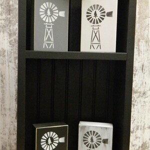 Windmill Block/farmhouse Decorations/shelf Sitter/sign/windmill Sign - Etsy