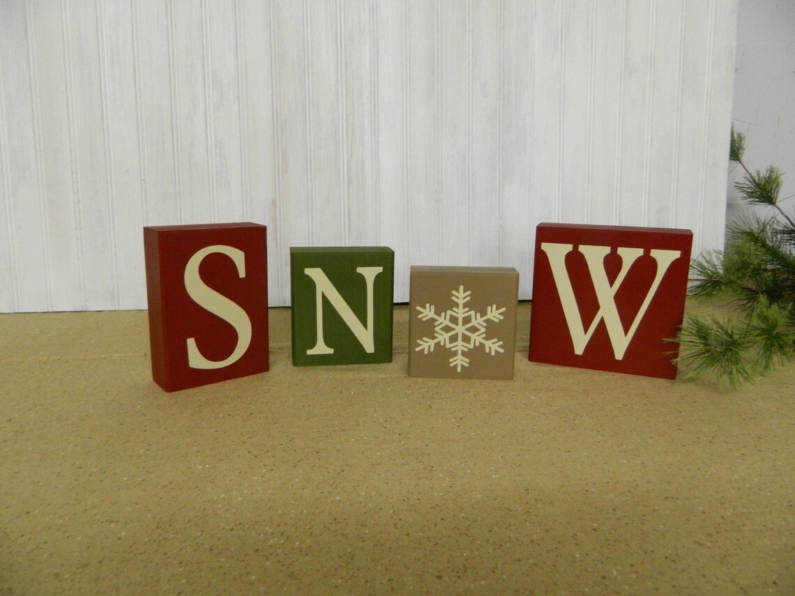 SNOW BLOCK SET - Etsy