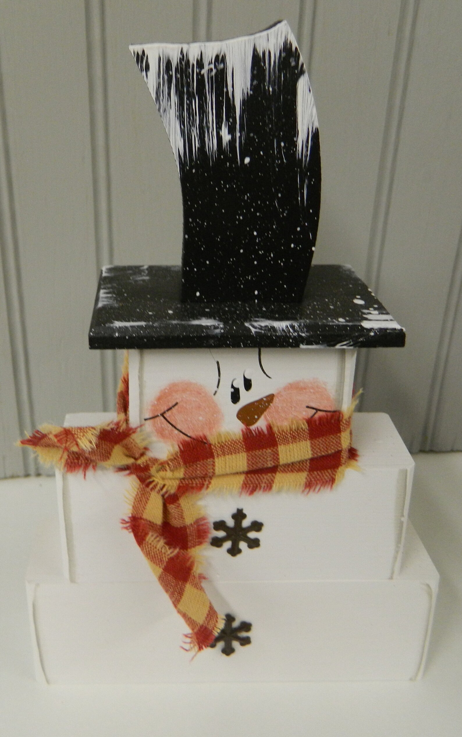 Stackable Snowman/winter Decor/christmas Decor/wood - Etsy