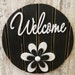 Welcome Shiplap Flower Door Hanger/flower Decor/shiplap Sign - Etsy