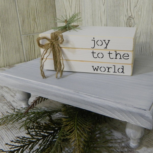 Christmas Book Stack - Etsy