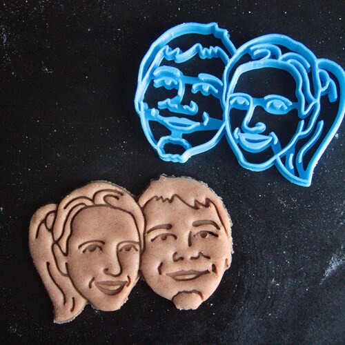 Custom Face Cookie Cutters | Etsy