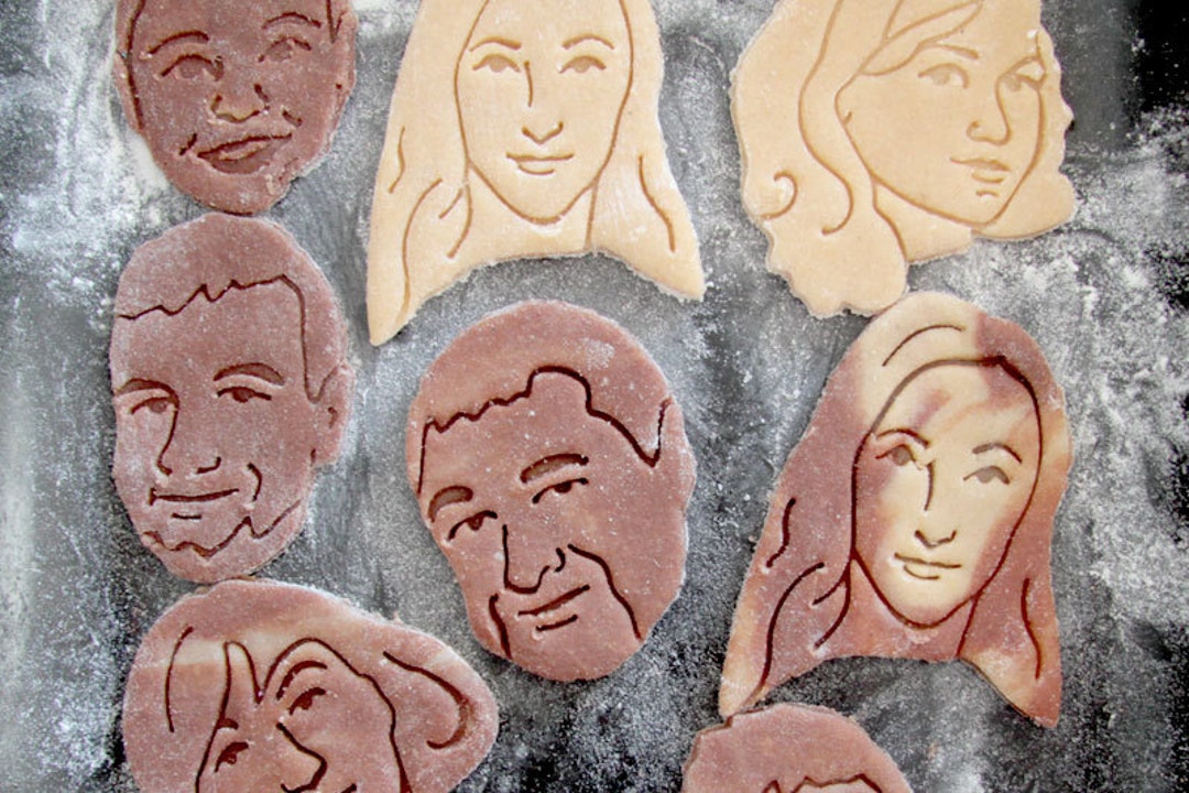 Personalized Portrait Cookie Cutter: Custom Face Baking Tool - Etsy