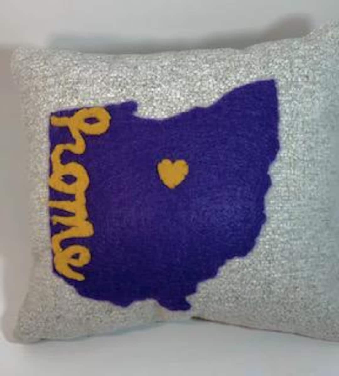 Hometown.... Ashland, Ohio Hand Applique on Miniature Pillow - Etsy
