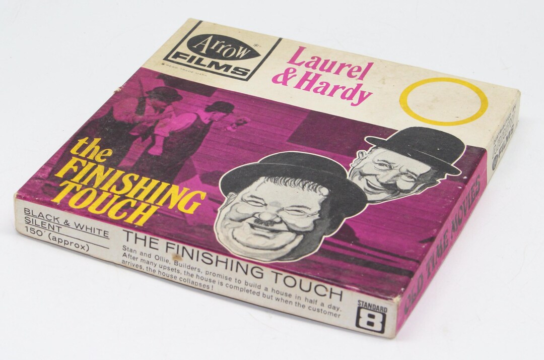 Laurel and Hardy - the Finishing Touch Standard 8mm Silent B&W Cine ...