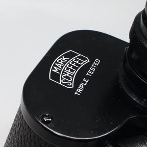 Vintage Mark Scheffel Triple Tested 20x50 Binoculars With Case – Very ...