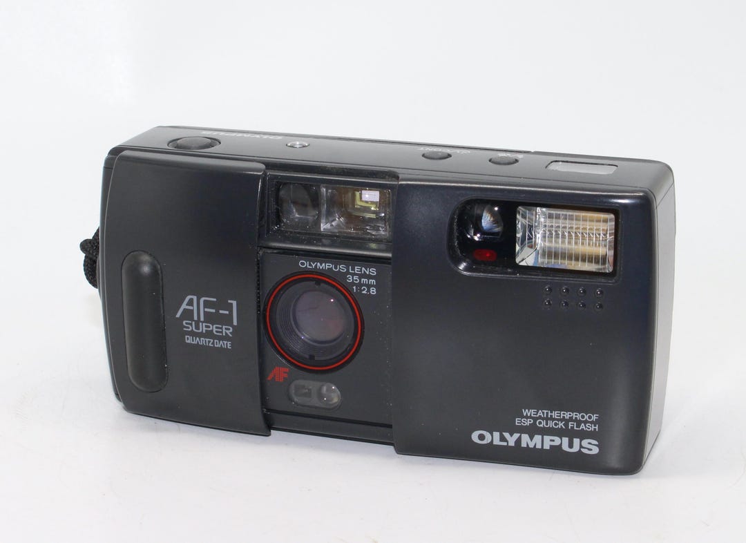 Olympus AF-1 Super Quartz Date (AF1 Super) 35mm Film Compact Camera ...