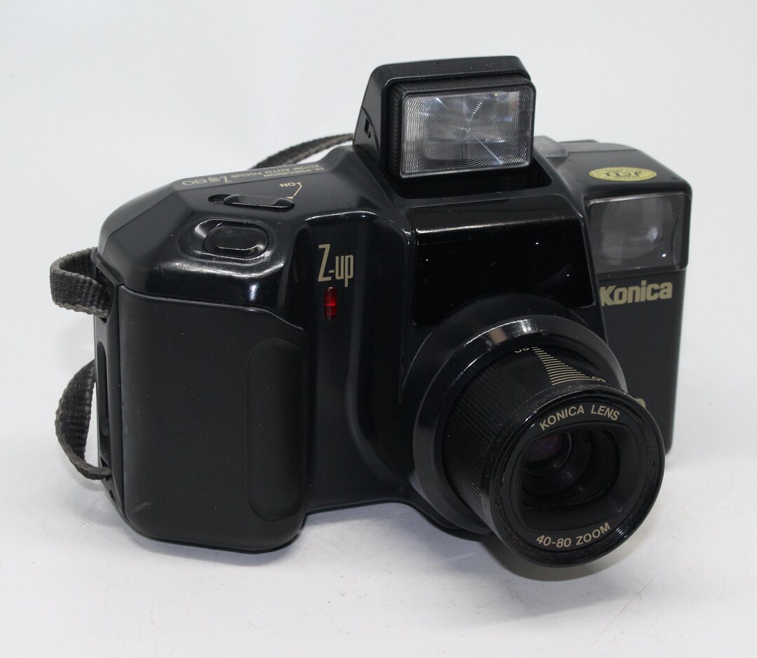 Konica Z-up 80 Film Camera: 40-80mm Zoom Lens, Case Included - Etsy