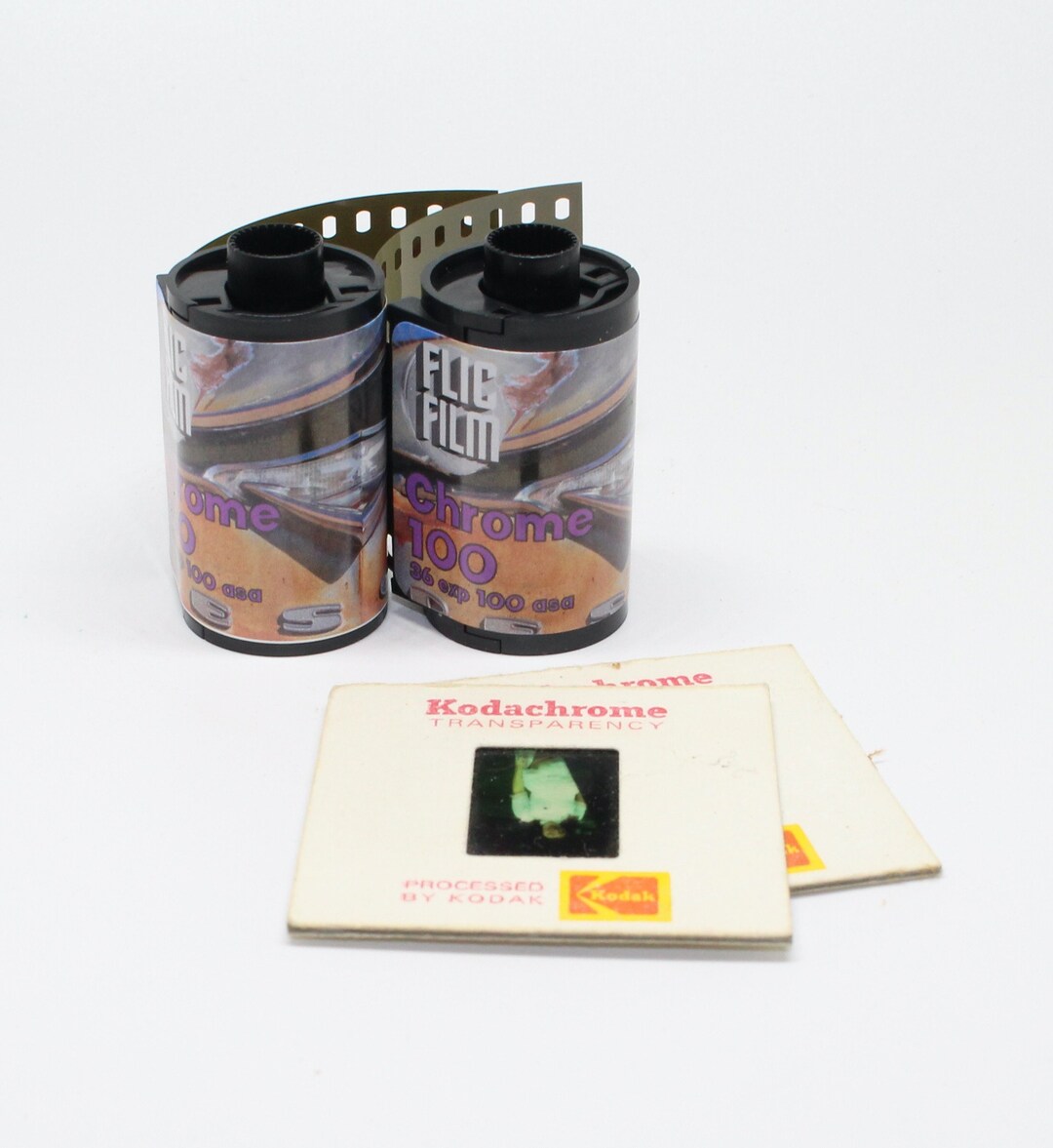 Flic Film Chrome 100 (kodak Ektachrome 100D) Colour Transparency ...