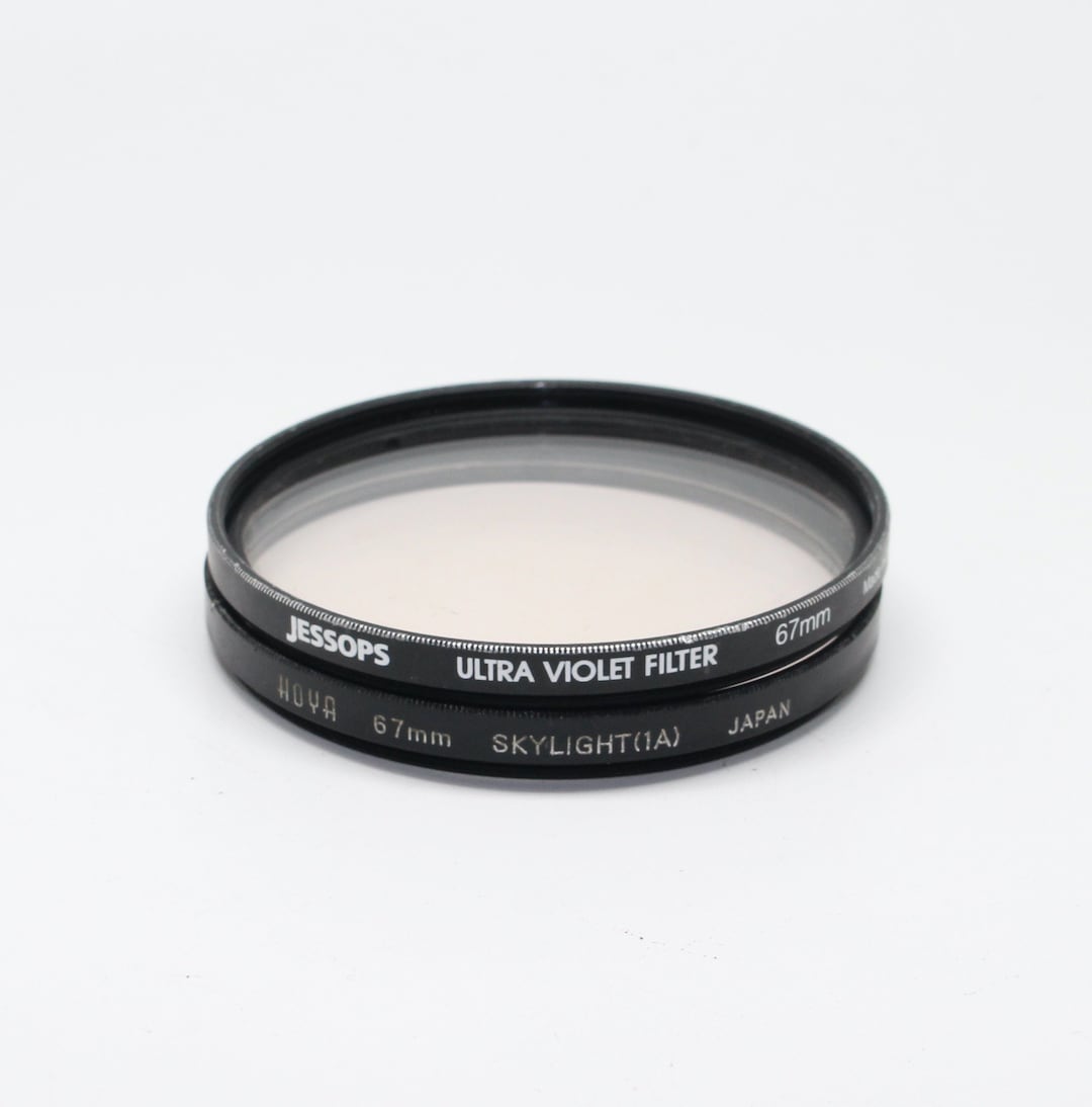 Vintage 67mm Camera Lens Filters - Hoya Skylight 1A and Jessops UV ...