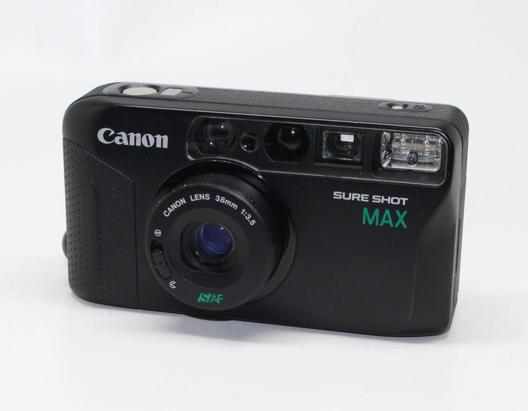 Canon Sure Shot Max 35mm Compact Camera With Case – 38mm Lens – Tested ...