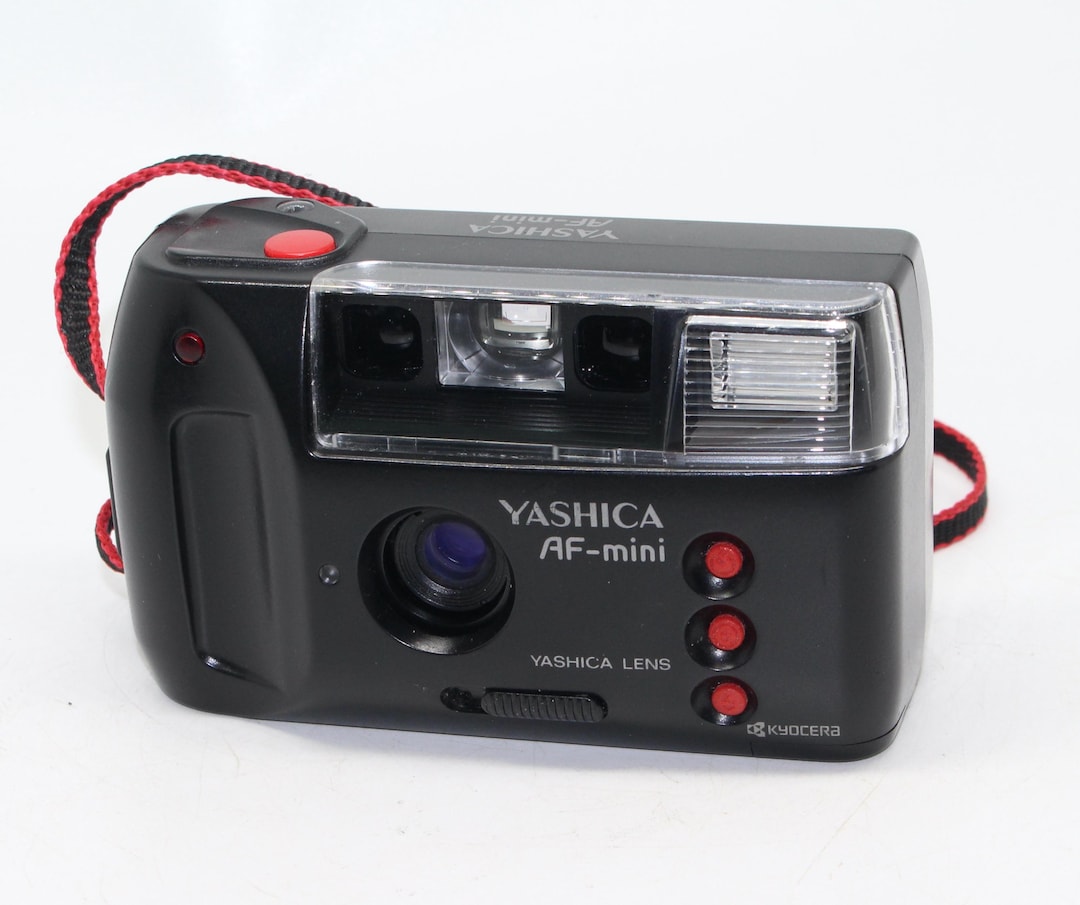 Kyocera Yashica Af-mini Compact 35mm Film Camera With Carry Case - Very ...