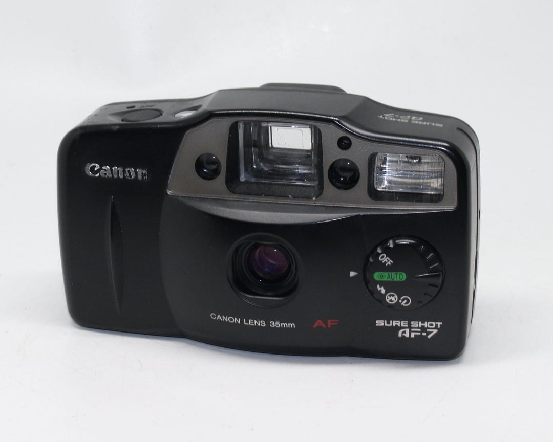 Canon Sure Shot AF-7 35mm Film Compact Camera With Carry Case - Very ...