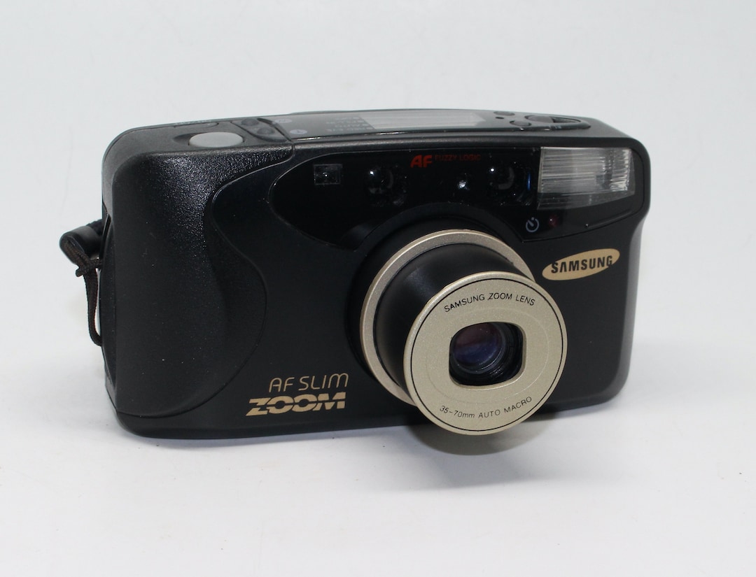 Samsung Af-slim Zoom Date: 35mm Film Camera With Case - Etsy