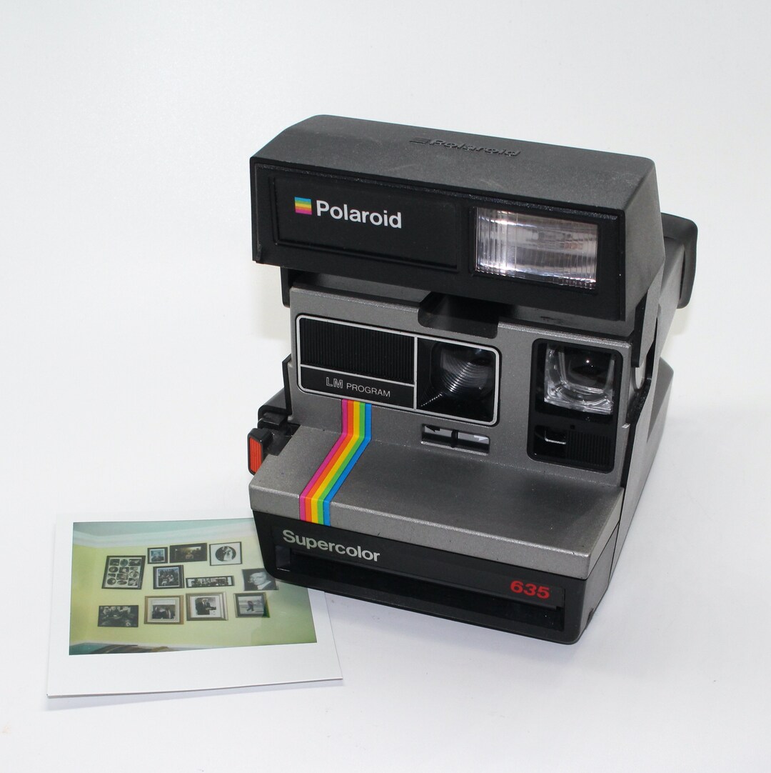Polaroid Supercolor 635 Instant Camera Uses Modern Polaroid 600 Film ...