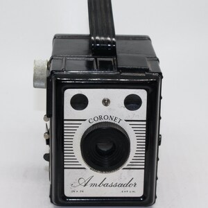 Coronet Ambassador 6x9 120 Film Box Camera With Case C. 1955 Very Good ...