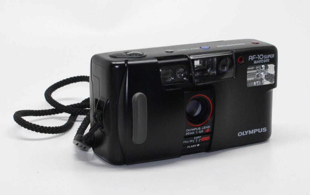 Olympus AF-10 Super Quartz Date 35mm Film Auto Focus Compact Camera ...