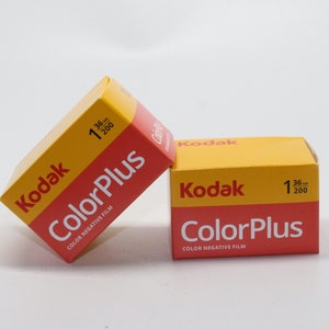 A Pack of Two Kodak Colorplus 200 35mm Colour Film Rolls With 36 Photos ...