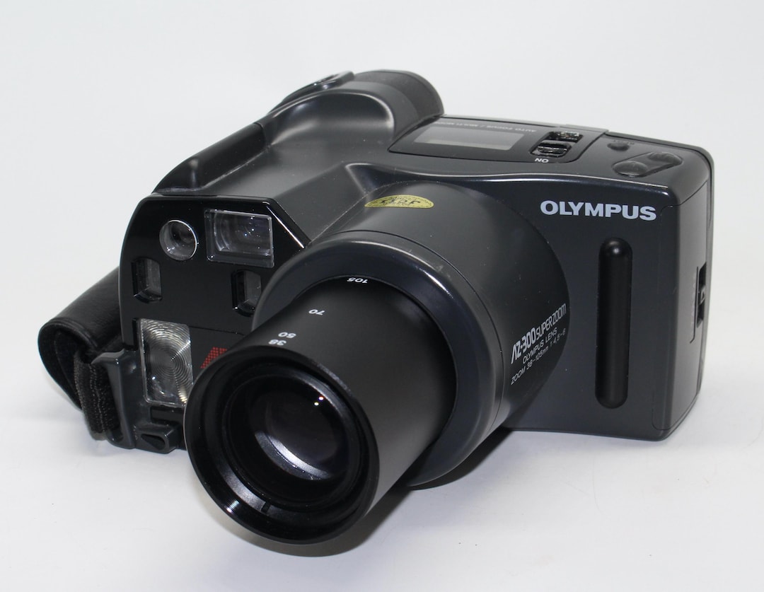 Olympus AZ-300 Superzoom 35mm Film Bridge Camera With Case, Retail Box ...