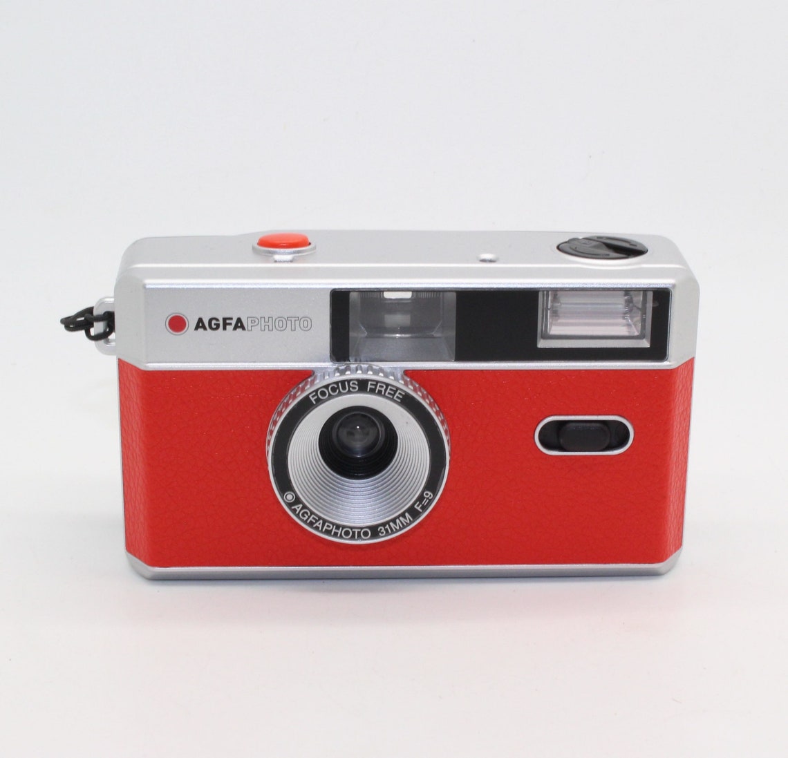 Agfaphoto 35mm Film Reusable Compact Camera in Red With Case - Etsy UK