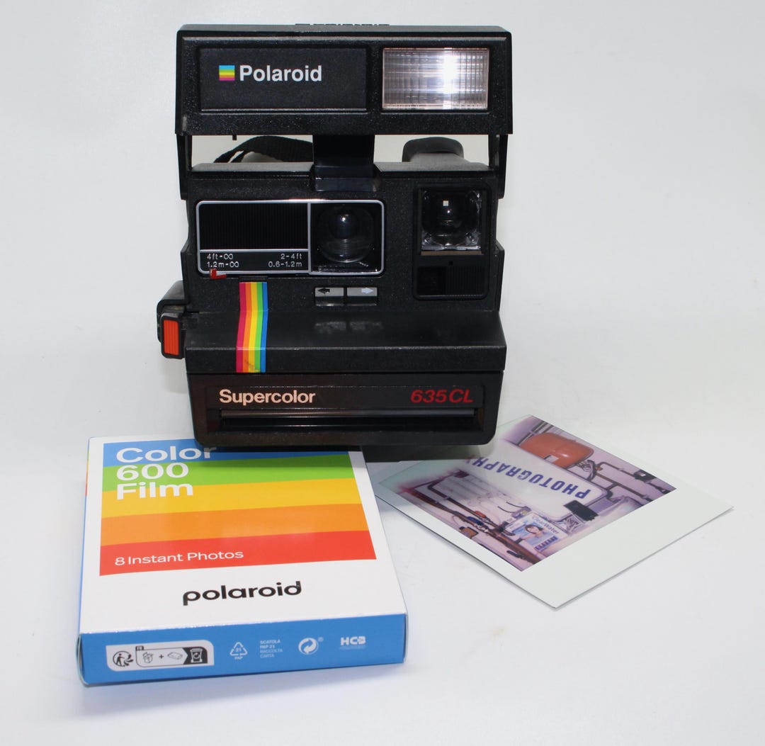 Polaroid Supercolor 635 CL Instant Camera With Brand-new Polaroid 600 ...