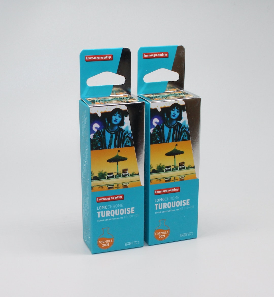 Two Lomochrome Turquoise 110 Films XR ISO 100-400 - Hard to Find ...