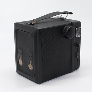 Ferrania Zeta Duplex 120 Film Viewfinder Box Camera With Carry Case ...