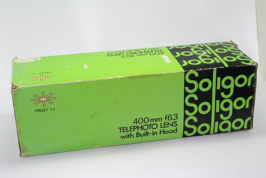 Soligor Telephoto 400mm F6.3 Vintage Lens With Caps and Box - M42mm ...