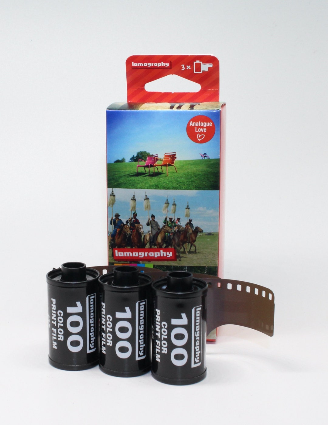 Lomography Color Negative 35mm Film ISO 100 Triple Pack Brand-new Film ...