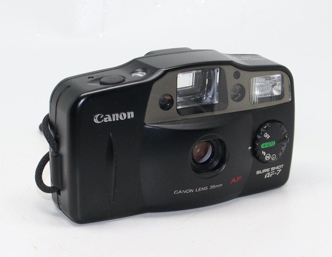 Canon Sure Shot AF-7 35mm Film Compact Camera With Carry Case Very Good ...