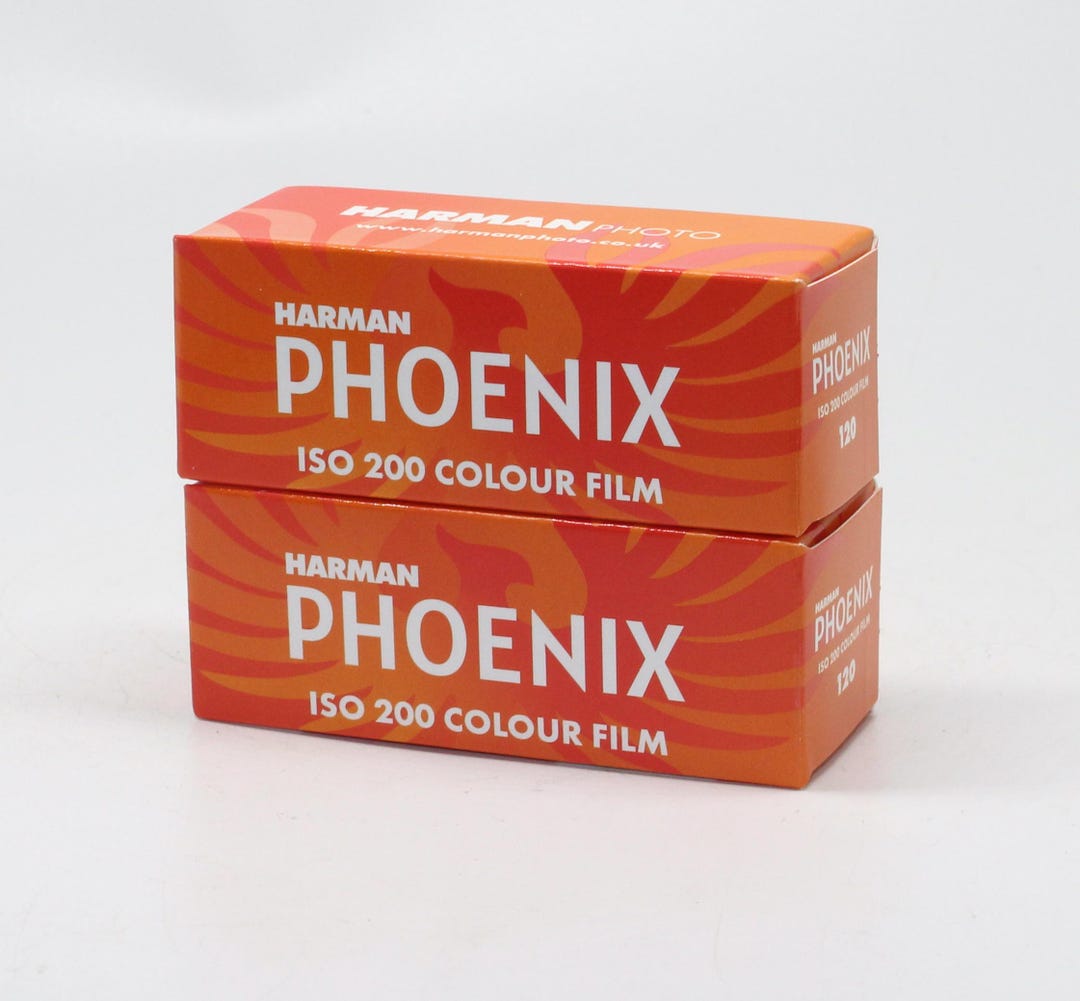 Harman Phoenix ISO 200 Colour 120 Film Twin Pack - Brand-new - Perfect ...