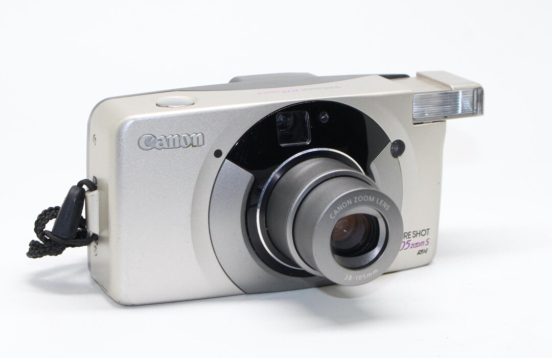 Vintage Canon Sure Shot 105 Zoom S: 35mm Film Camera With Case & Strap ...