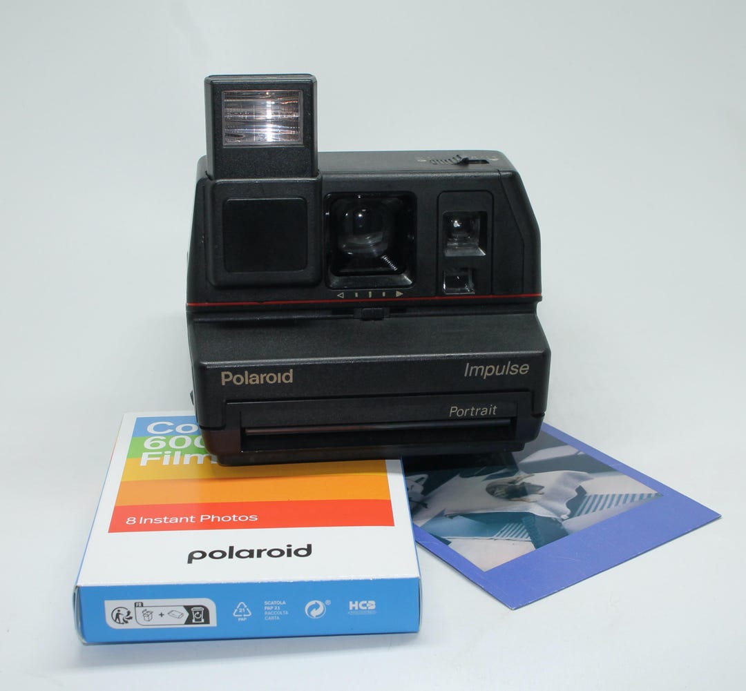Polaroid Impulse Portrait Black Instant Camera With Brand-new Polaroid ...