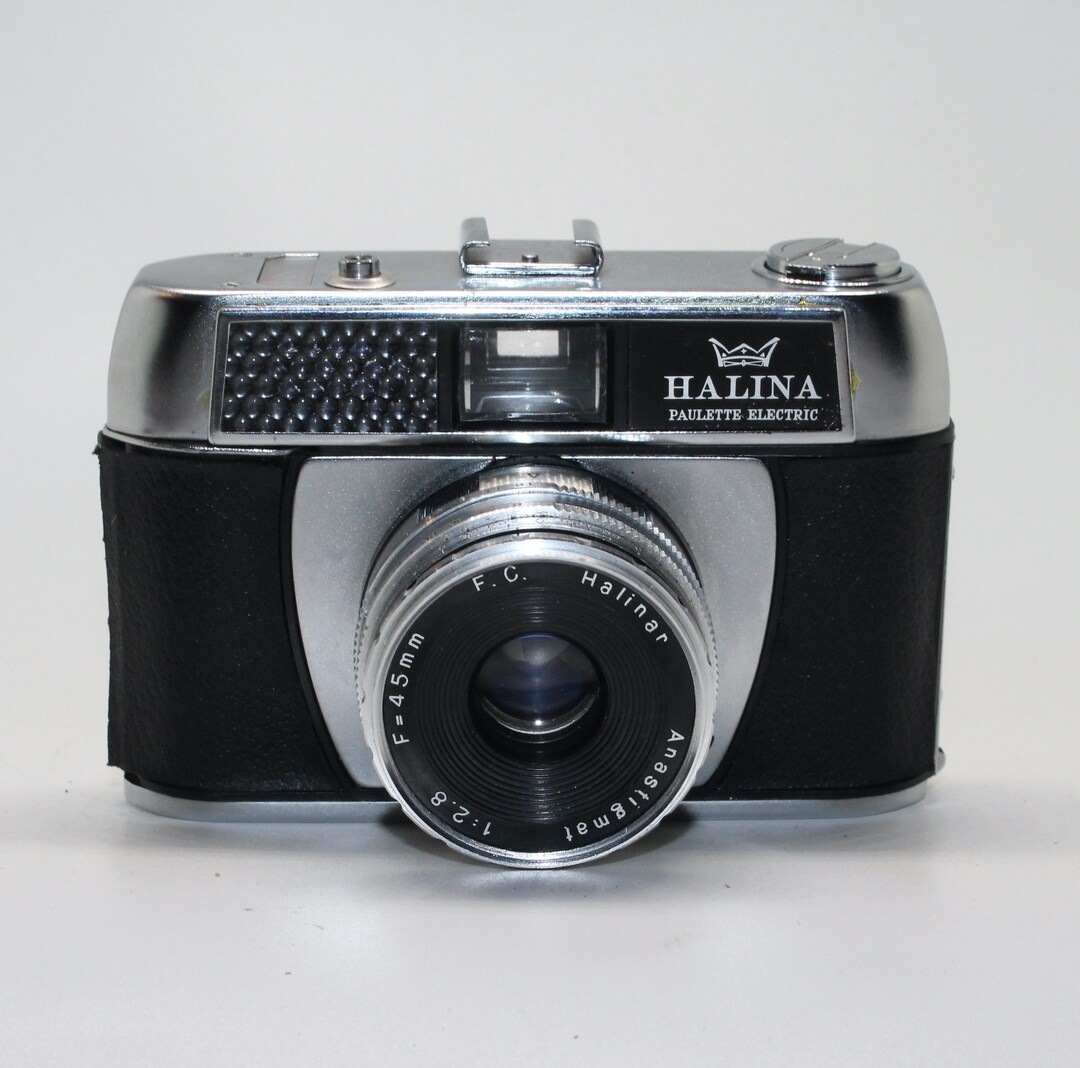 Halina Paulette Electric Viewfinder 35mm Film Camera With Case Tested ...