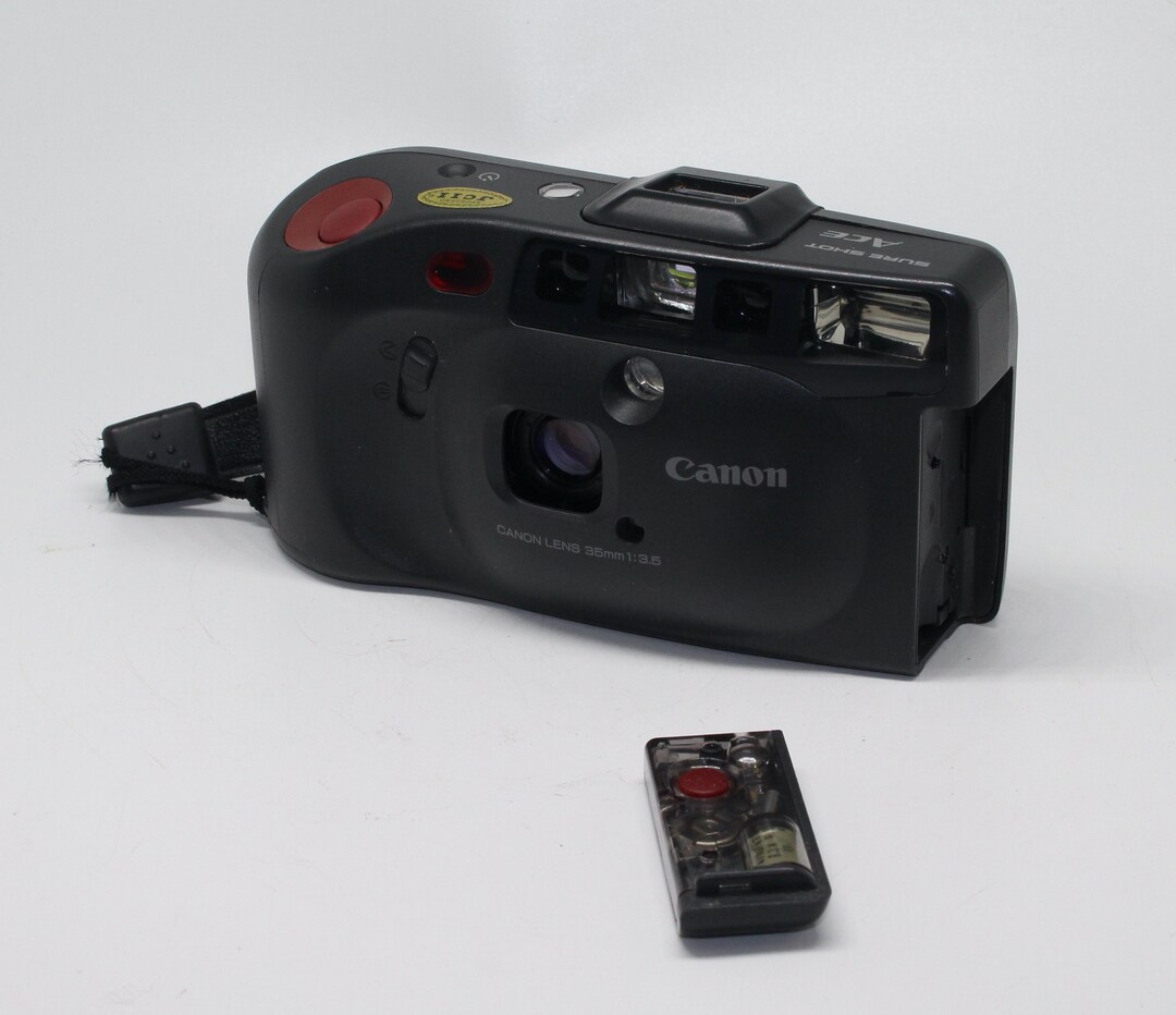 Canon Sure Shot Ace prima Shot / Autoboy Prisma 35mm Film Camera With ...