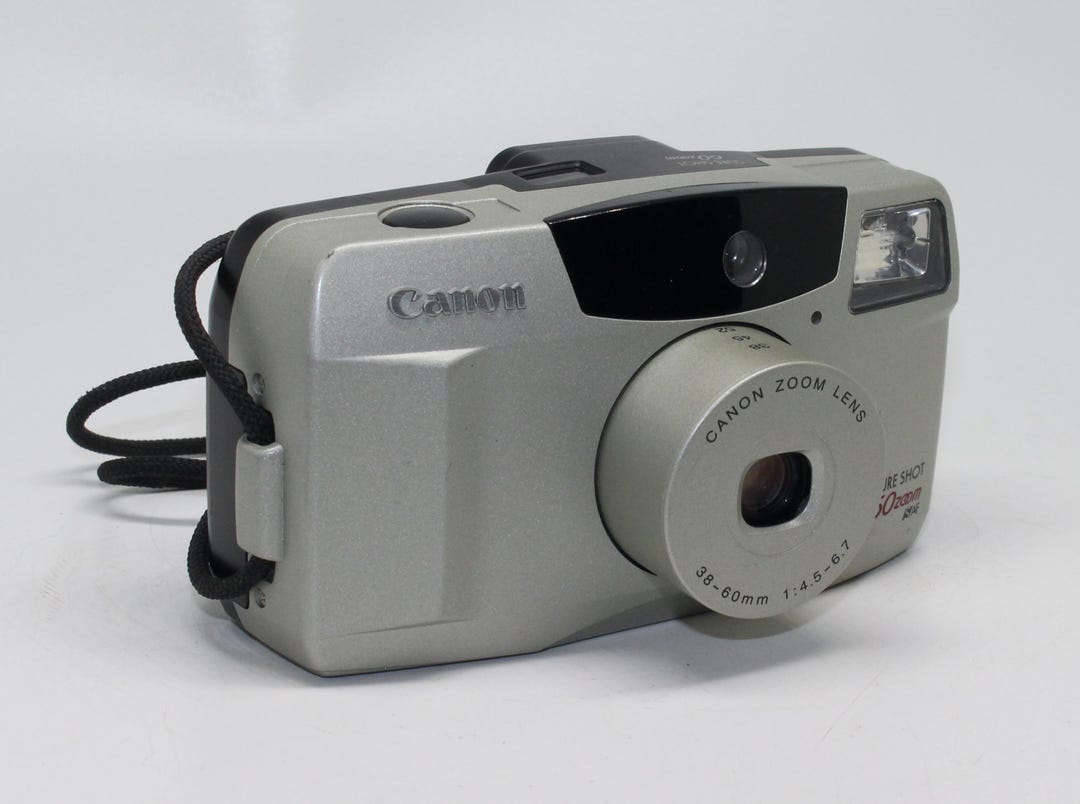 Canon Sure Shot 60 Zoom - Point & Shoot / Zoom 35mm Film Camera 38-60mm Lens With Carry Case ...