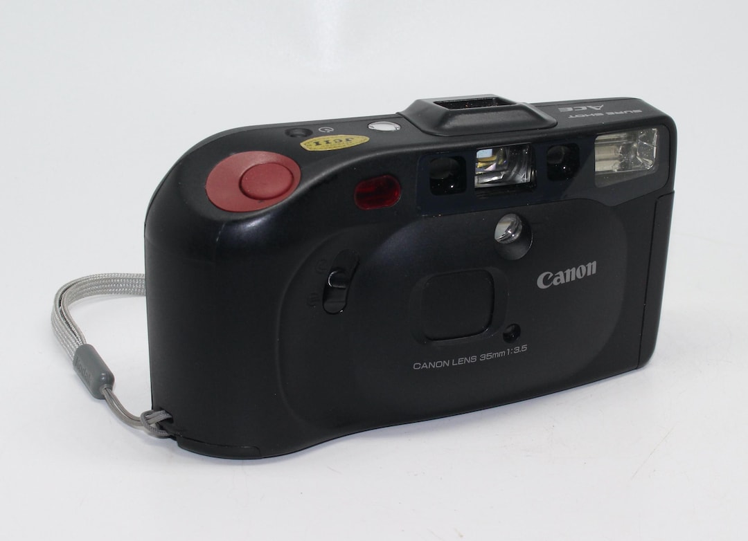 Canon Sure Shot Ace (prima Shot / Autoboy Prisma) 35mm Film Camera With ...